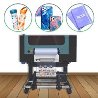 China A3 UV Roll-to-Roll DTF Printer with Dual XP600 Heads - 300mm Width, 95kg Industrial Textile Printing Machine for sale