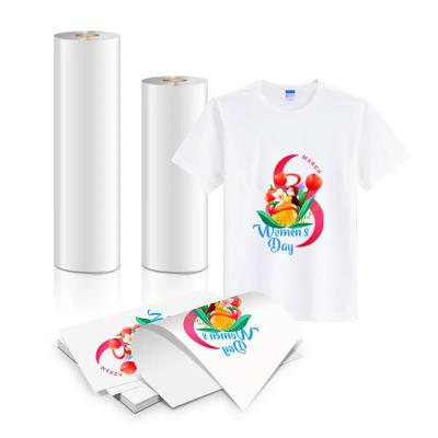 China DTF Printer Paper Roll 30cm 60cm x 100m for Custom Clothing Heat Transfer Printing for sale