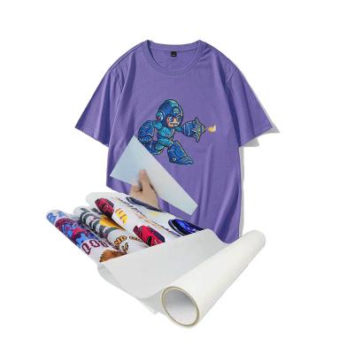 China VISUAL-TEX I3200 DTF Heat Transfer Vinyl Film 60cm Width for Textile Printing and Custom Design Applications for sale