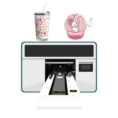 China A3 Desktop UV Inkjet Printer 30cm 300mm Glass Bottle Pen Varnish All In One for sale