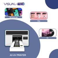 China Mini A3 UV Printer 1200dpi Flatbed Cylinder Bottle Phone Case Printer Machine for sale