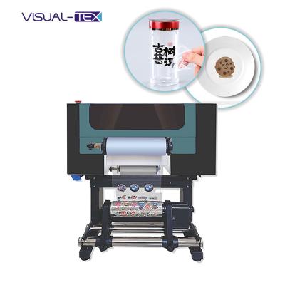 China 30cm A3 UV DTF Printer Direct to AB Film All in One with 2 Epson XP600 Printheads for sale