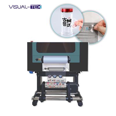China Auto Lamination UV DTF Printer 3D A3 Digital Inkjet Flatbed Uv Printer For A/B Film for sale