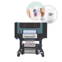 China 300mm UV DTF Printer with 2 Epson XP600 Heads for Glass Metal Sticker Printing for sale