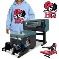 China A3 DTF Printer 2 Epson F1080 Heads 300mm PET Film T-Shirt Printing Machine with Shaking Powder for sale