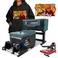 China 24 Inch DTF Printer Pet Film Printer All In One T Shirt Printing Machine 2 Epson XP600 for sale