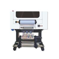 China 30cm UV DTF Printer with EPSON F1080 Heads - 95KG Industrial Roll-to-Roll Inkjet System for Sticker Printing for sale