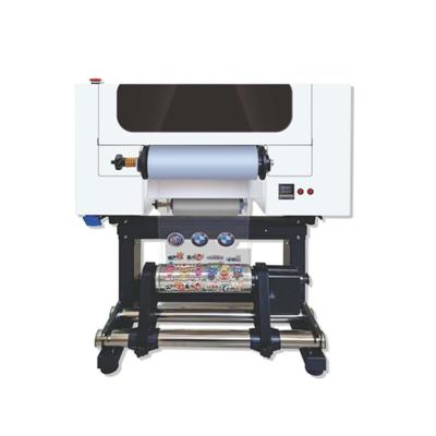 China 30cm UV DTF Printer with EPSON F1080 Heads - 95KG Industrial Roll-to-Roll Inkjet System for Sticker Printing for sale