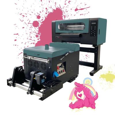 China Double XP600 Head A3 DTF Printer Pet Film Printer With Powder Shaking Machine for sale