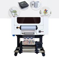 China 30cm UV DTF Crystal Label Printer 2 In 1 Machine With Double XP600 Head for sale