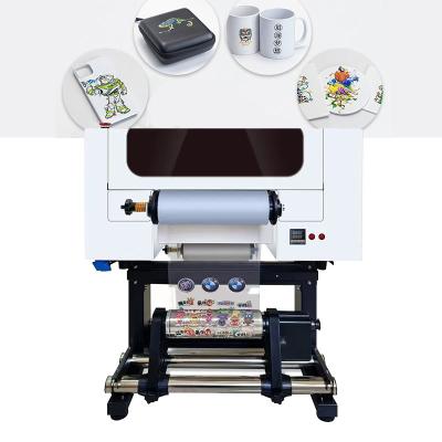 China 30cm UV DTF Crystal Label Printer 2 In 1 Machine With Double XP600 Head for sale