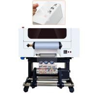China 30cm UV DTF Printer Laminator Integrated Machine Dual Head 6 Color CMYK+W for sale