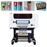 China 300mm UV DTF Printer with Varnish - 95kg Industrial Printing Machine for Fabric & Plastic for sale
