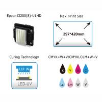 China A3 UV Inkjet Printer with EPSON U1 HD Printhead | 297x420mm Print Size | 0.28-3 m²/h Speed for sale