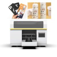 China A3 UV Printer 220V 1000W UV LED Flatbed Printer Max Speed 3m2 1200DPI for sale