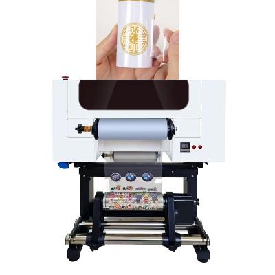 China 30CM UV DTF Printer Logo Printing Roll To Roll A3 UV DTF Printer For Stiker for sale