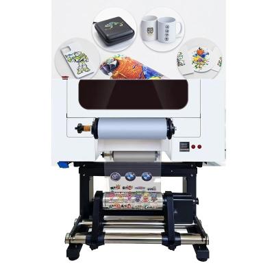 China 11.8 Inch 30cm XP600 UV DTF Printer with 300mm Print Width and 95kg Weight for Cup Wrap Stickers for sale