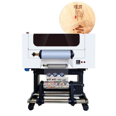 China 30CM UV DTF Printer Roll to Roll A3 Format with Dual XP600 Heads - 300mm Width 95kg Industrial Printer for sale