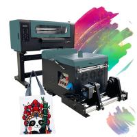 China A3 300mm DTF Printer 2 Epson F1080 Heads CMYK+W Pigment Ink 150KGS for sale