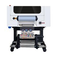 China 30cm Digital UV DTF Sticker Printing Machine With Double Heads for sale