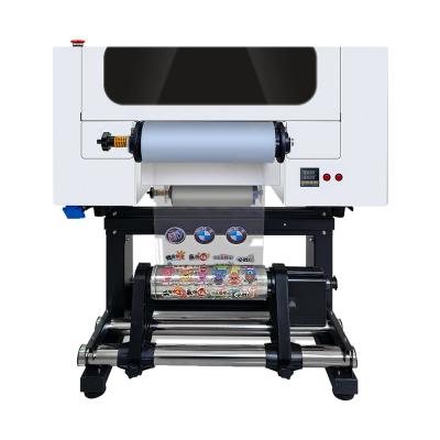 China A3 UV DTF Printer 300mm Roll to Roll with Powder Shaker - 4/6/8/12 Pass Printing for Industrial Labels for sale