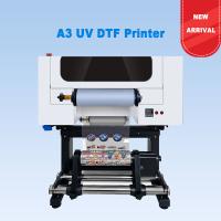 China 30cm Digital UV DTF Sticker Printing Machine With Double Heads for sale