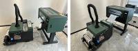 China Dual Head A3 DTF Printer 30cm Film Digital T Shirt Printing Machine 2 Epson F1080 150KGS for sale
