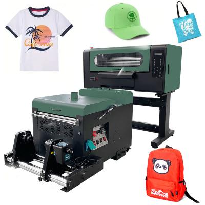 China 30cm DTF Printer with Epson XP600 Print Head for T-Shirt and Fabric Heat Transfer Printing for sale