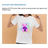 China Desktop 300mm DTF Transfer Inkjet Printer with 330mm Print Width and 1.2㎡/h Speed for Textile Printing for sale