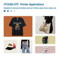 China 2024 White Digital A3 DTF Printer XP600 with 300mm Print Width and 1.2㎡/h Speed for Textile Printing for sale