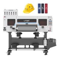 China 600mm Double Head Vanish Ink DTF UV Printer with Epson L3200-U1 Printhead - 10.5㎡/h Print Speed for sale