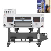 China 600mm Double Head UV DTF Label Sticker Printer with 3 Epson Printheads and Automatic Lamination System for sale
