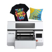 China A2 Format Industrial DTG Printer 400x500mm Print Area 1600dpi for Custom Garment Textile Printing for sale