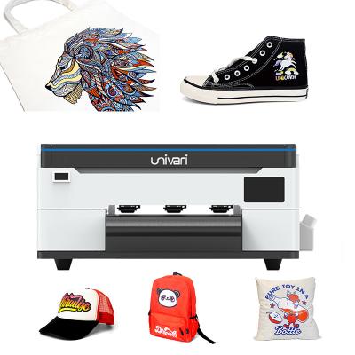 China Desktop DTF Printer 30cm Width EPSON F1080 Printhead CMYK+W Pigment Ink for PET Film for sale