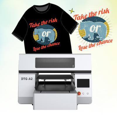 China VISUAL-TEX DTG-A2 Direct to Garment Printer - 4 Colors + White Ink, 165 Second Print Speed, A3 Flat Bed Design for sale