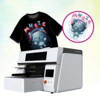 China VISUAL-TEX DTG-A2 White Ink Underbase Printer for Dark Fabrics | 720×2400 DPI Resolution | 875×960×5700mm Dimensions for sale