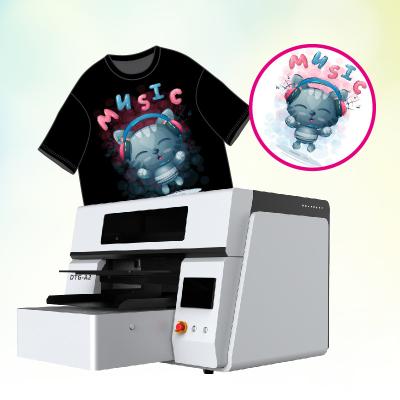 China VISUAL-TEX DTG-A2 White Ink Underbase Printer for Dark Fabrics | 720×2400 DPI Resolution | 875×960×5700mm Dimensions for sale