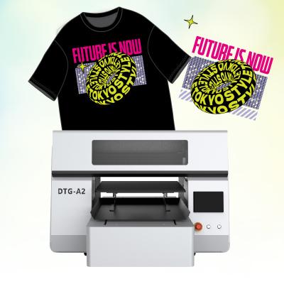 China VISUAL-TEX DTG-A2 Direct to Garment Printer 30cm Width 400x500mm Print Area with CMYK+White Ink System for sale
