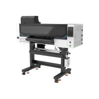 China 24 Inch DTF Printer 4 I3200 Printheads Roll to Roll PET Film with 60cm Powder Shaker for sale
