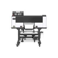 China 30cm UV DTF Printer 2 EPSON F1080 XP600 Head Print Laminate in One 300mm Width for sale