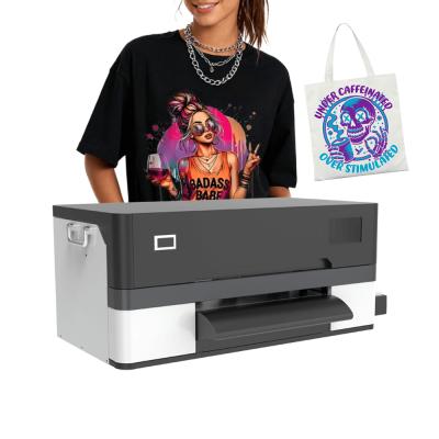 China Desktop A3 DTF Printer 3200DPI CMYK+W for Heat Transfer Film Printing for sale