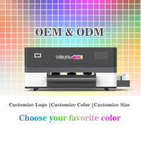 China 13 Inch Desktop DTF A3 Double Head Printer for Small Business Textile Prints for sale