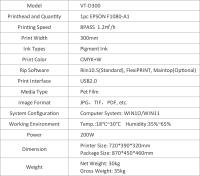 China A3 XP600 DTF Printer 30Cm Small Desktop Heat Transfer Machine Automatic Pet Film for sale