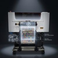 China Automatic Lamination UV DTF Printer 30cm Roll Sticker Transfer Machine A3 Output for sale