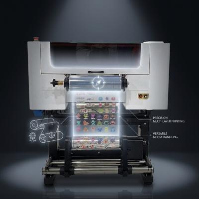 China Automatic Lamination UV DTF Printer 30cm Roll Sticker Transfer Machine A3 Output for sale