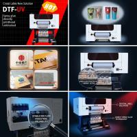 China EPSON F1080 UV DTF Sticker Printer A3 Cup Pen Wraps Logo Transfer Machine for sale