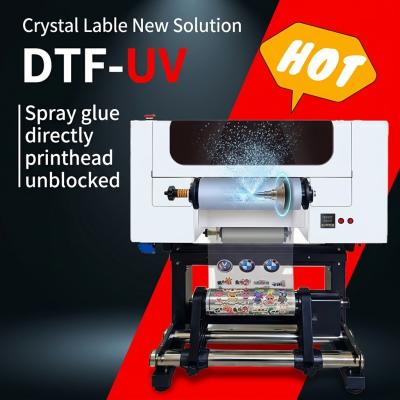 China Roll UV DTF Printer Automatic Lamination 30cm A3 Sticker Transfer Machine for sale