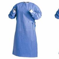 China Ppe Non Sterile Disposable Medical Gowns Cpe Donning Isolation Cover Gowns for sale