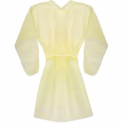 China Medical Use Disposable Isolation Gown Long Sleeves CE Certificated for sale