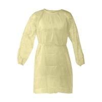 China Yellow Disposable Surgical Gown , PP Isolation Gown High Structure Strength for sale